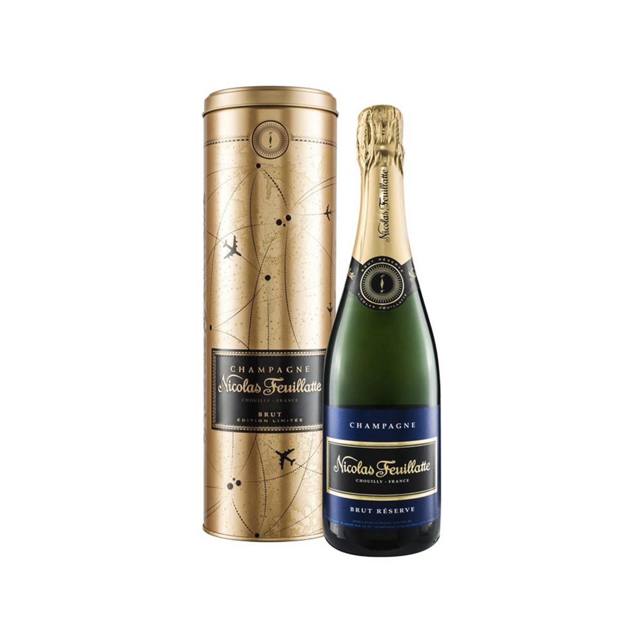 Schiphol | Coffret Black Label + Rose Wine Half Bottle