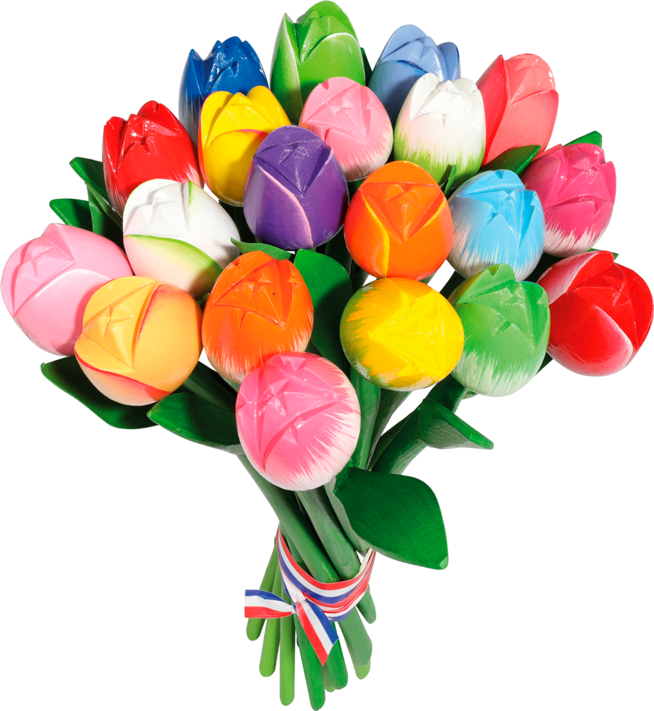 Schiphol | Houten Tulpen boeket